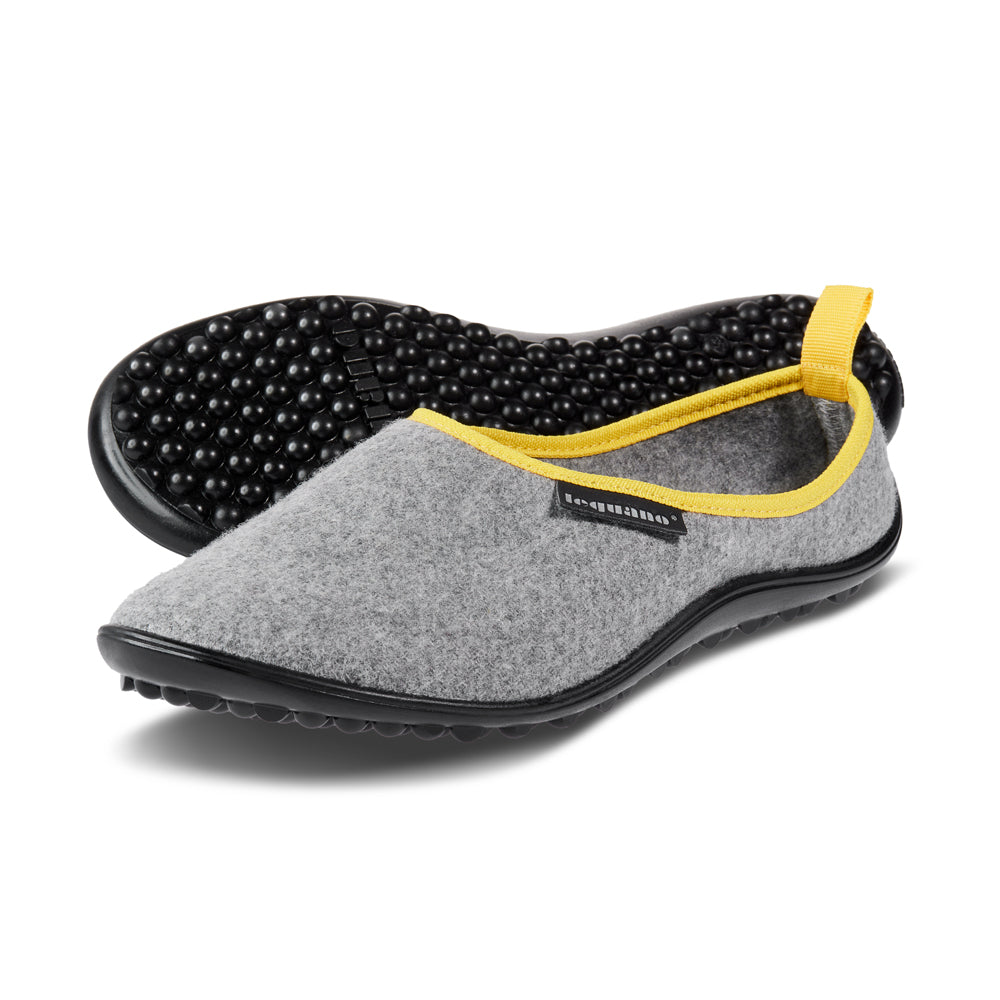 Leguano Acasa yellow | Buy barefoot shoes, wool slippers – barfusswelten.de